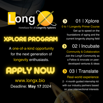 LongX Launches the Xplore Program for Students - News - LONGECITY
